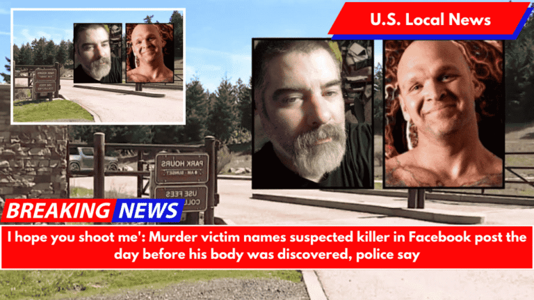 I hope you shoot me': Murder victim names suspected killer in Facebook ...