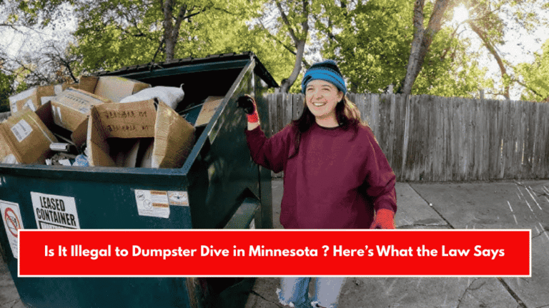 Is It Illegal to Dumpster Dive in Minnesota ? Here’s What the Law Says