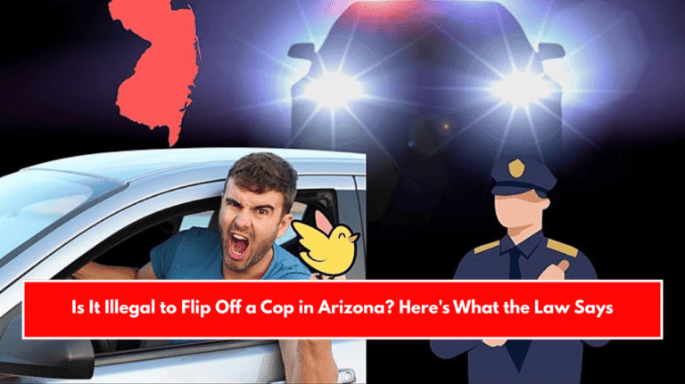 Is It Illegal to Flip Off a Cop in Arizona? Here's What the Law Says