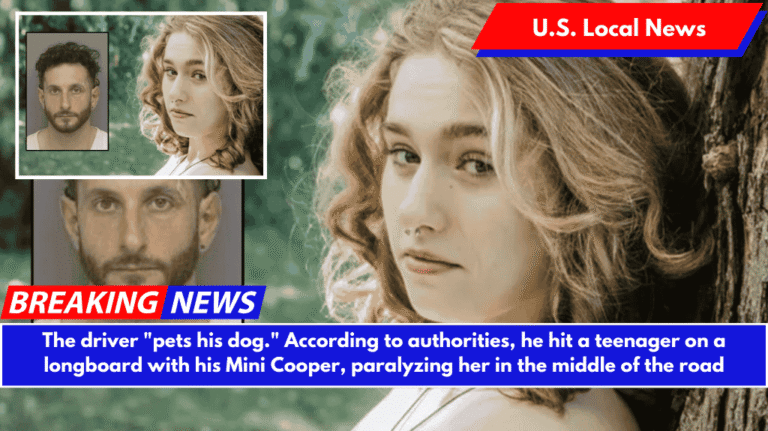 The driver "pets his dog." According to authorities, he hit a teenager ...