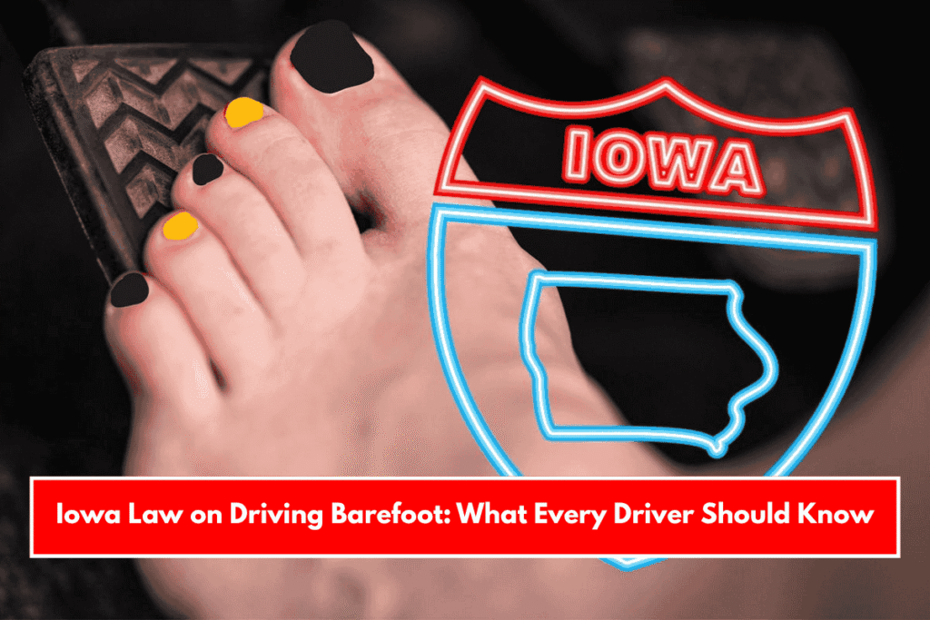 Iowa Law on Driving Barefoot: What Every Driver Should Know
