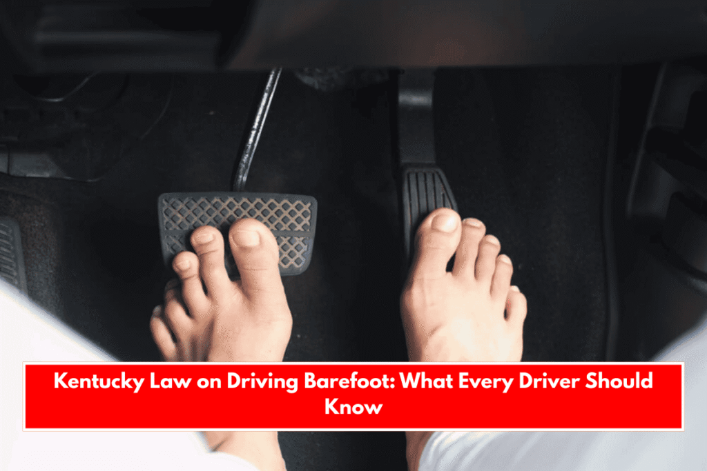 Kentucky Law on Driving Barefoot: What Every Driver Should Know