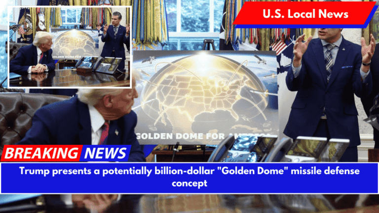 Trump presents a potentially billion-dollar "Golden Dome" missile ...